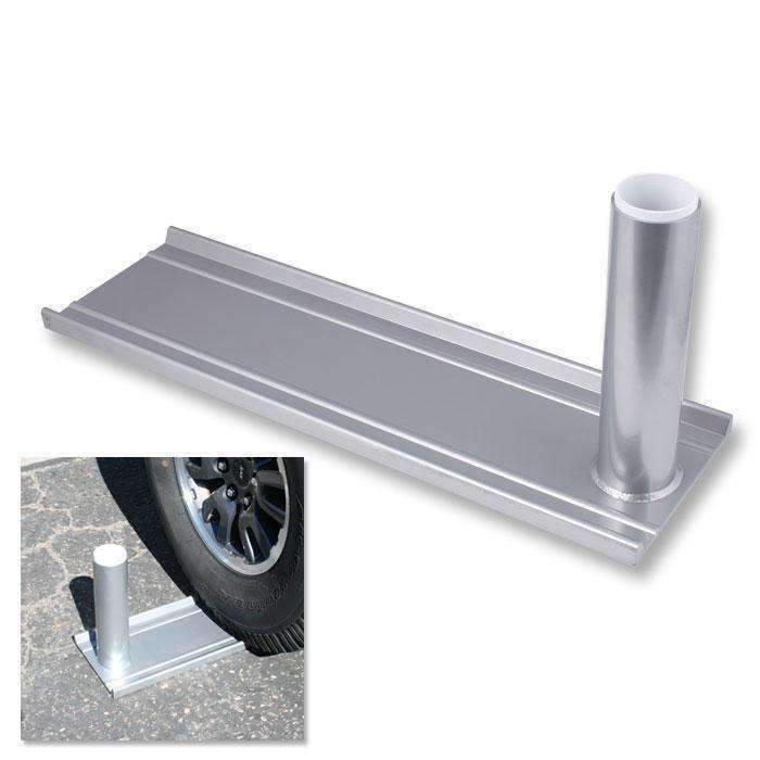 Aluminum Wheel Stand for Base Camp Telescoping Flag Poles – AE Race Radios